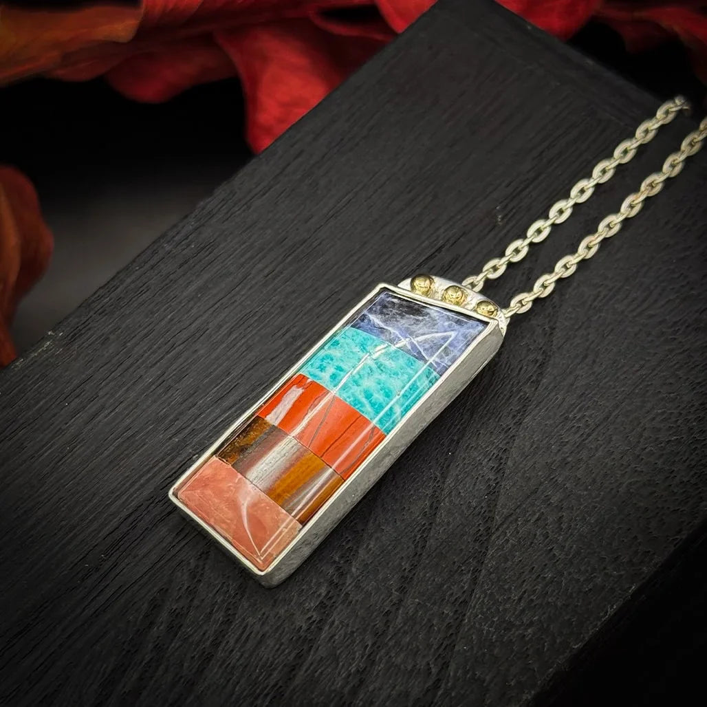 Intarsia jewelry | handcrafted pendants, rings & earrings – Rare Earth